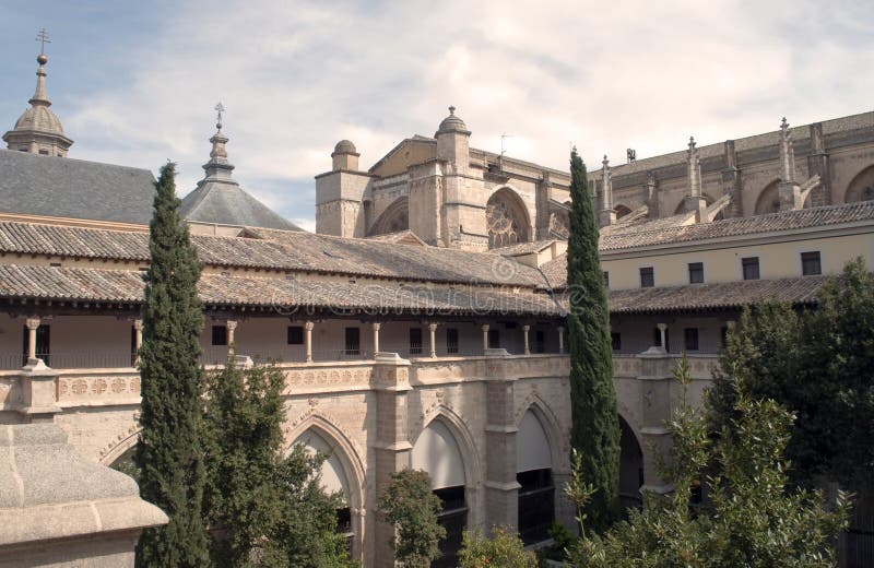 Klooster Van De Kathedraal Van Toledo Stock Foto - Image of geloof ...