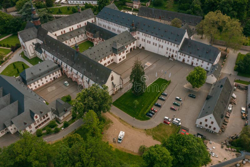 Kloster Eberbach View from Above Editorial Stock Image - Image of ...