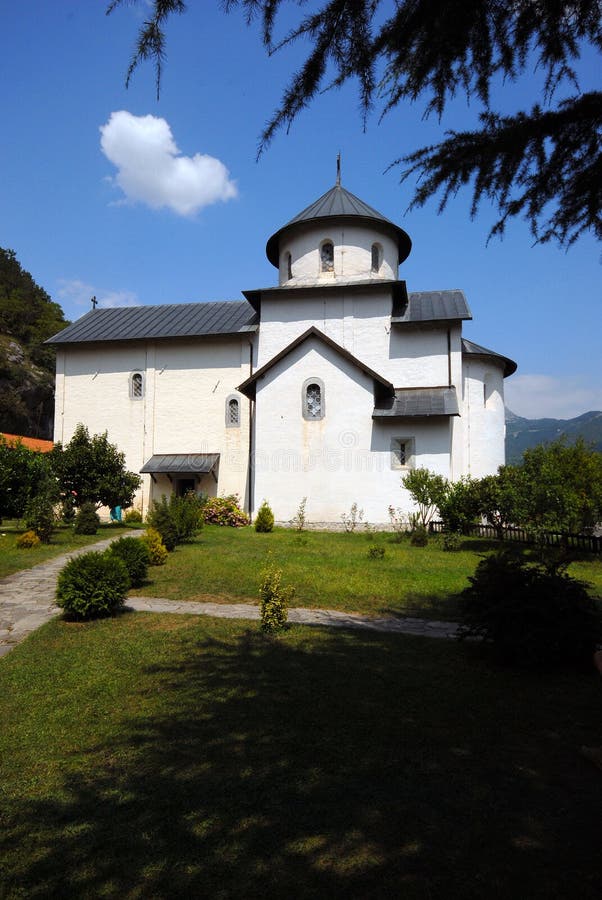 Kloster Moraca stockbild. Bild von tourismus, architektur - 22976229