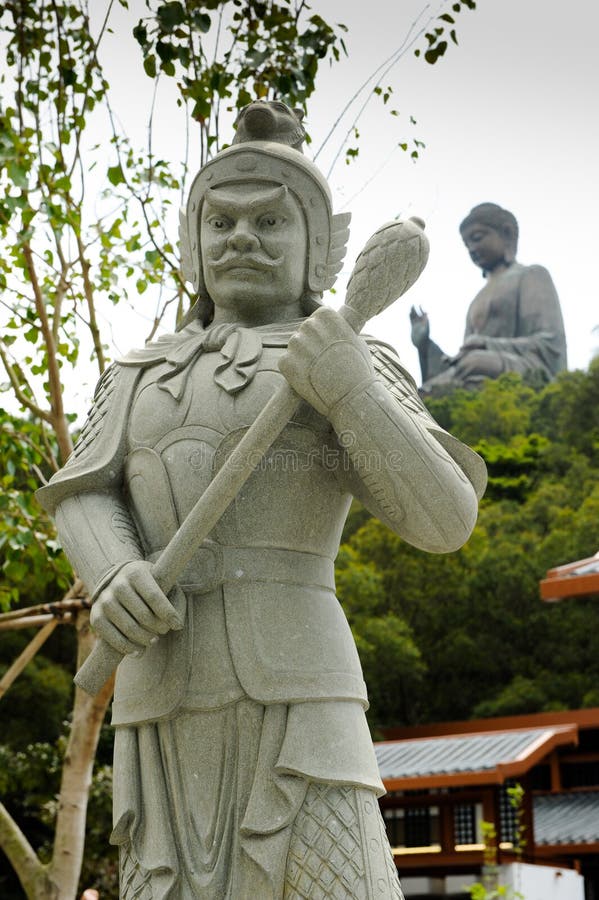 Kloster PO-Lin, Hong Koong stockfoto. Bild von religion - 19492164