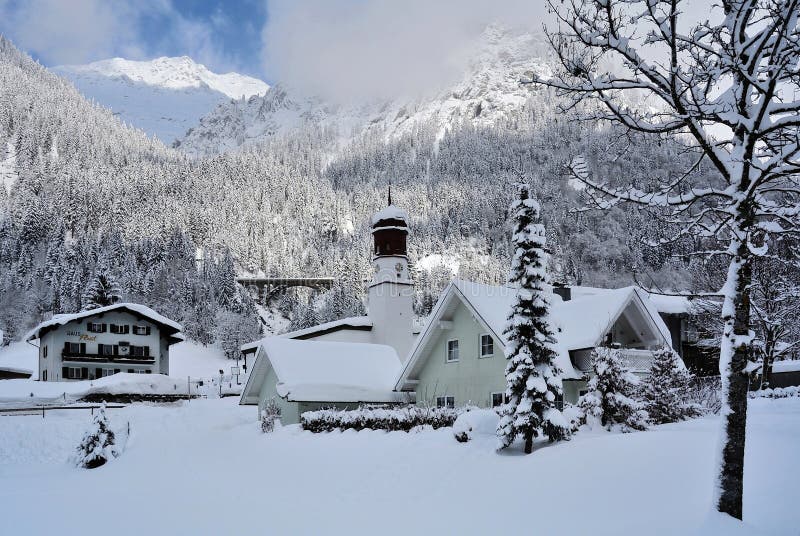 Klosterle Arlberg, Vorarlberg, Austria Imagen de archivo - Imagen de ...