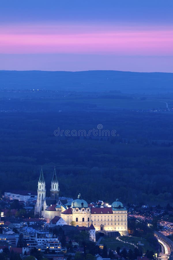 Klosterneuburg Monastery stock image. Image of night - 71942107