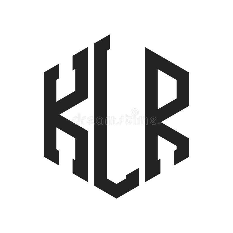 KLR Logo Design. Initial Letter KLR Monogram Logo Using Hexagon Shape ...