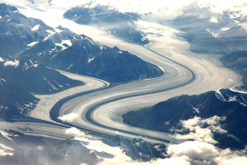 Kluane National Park stock image. Image of warming, moraine - 5569949