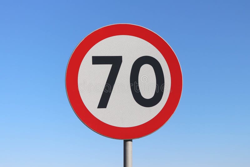 Speed Limit 70 stock photo. Image of hour, sign, violation - 411930