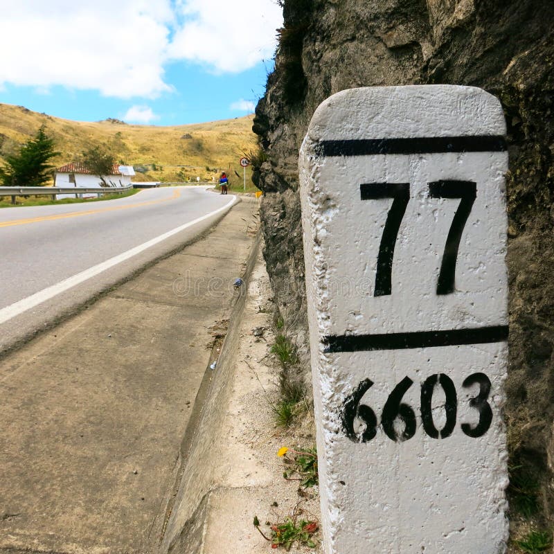 Km 77 stock image. Image of road, bike, roadtrip, highway - 51932875