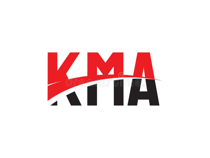 KMA Letter Initial Logo Design Vector Illustration Stock Vector ...