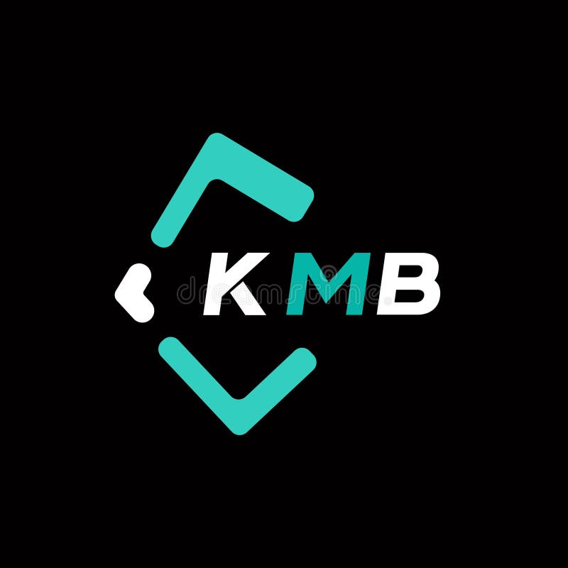 KMB Creative Minimalist Letter Logo. KMB Unique Vector Initials ...