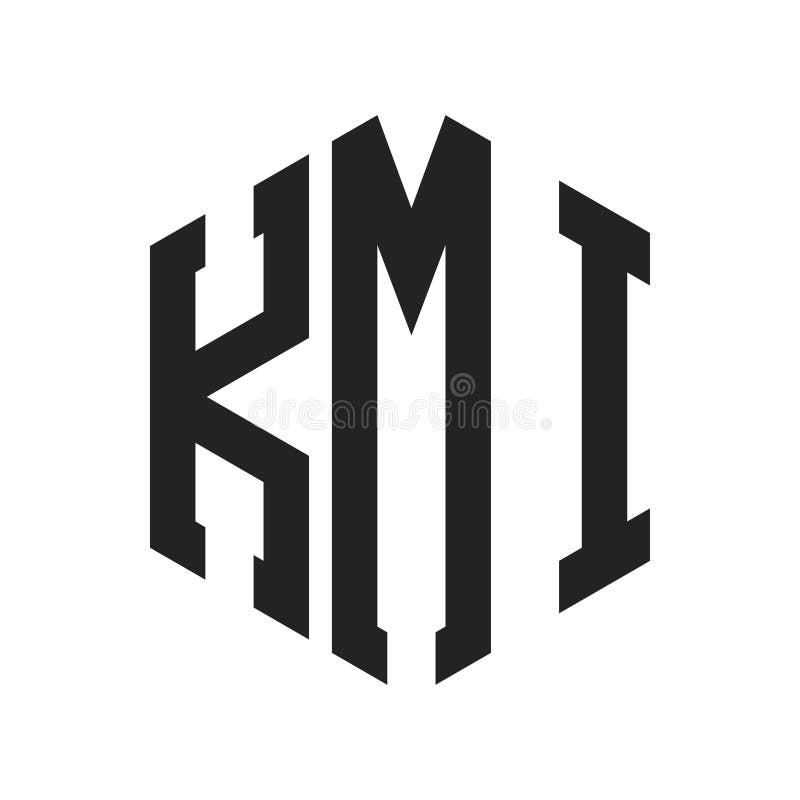 KMI Logo Design. Initial Letter KMI Monogram Logo Using Hexagon Shape ...