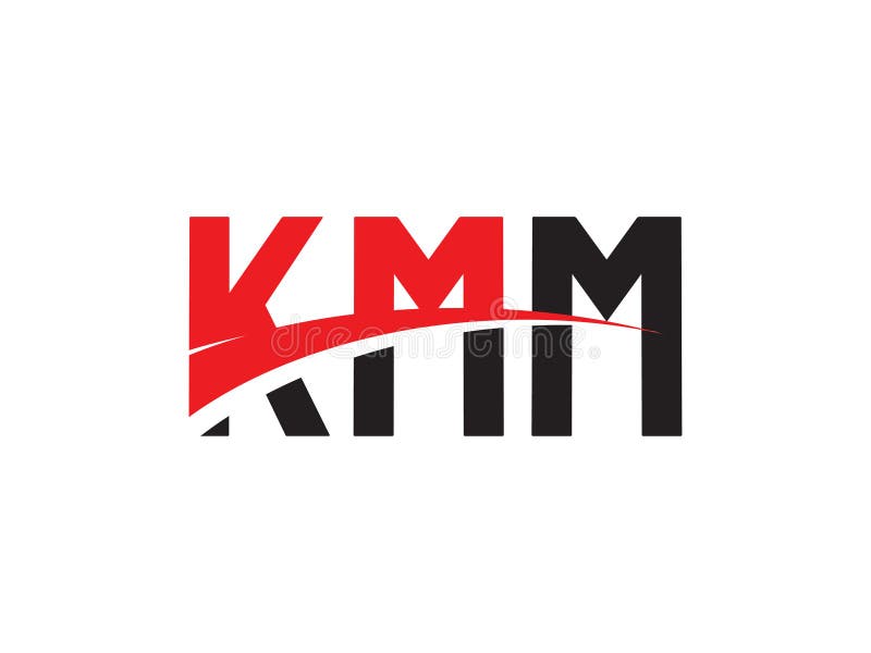 KMM Letter Initial Logo Design Vector Illustration Stock Vector ...