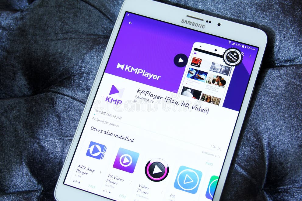 KMPlayer app editorial image. Image of computer, logo - 89752940