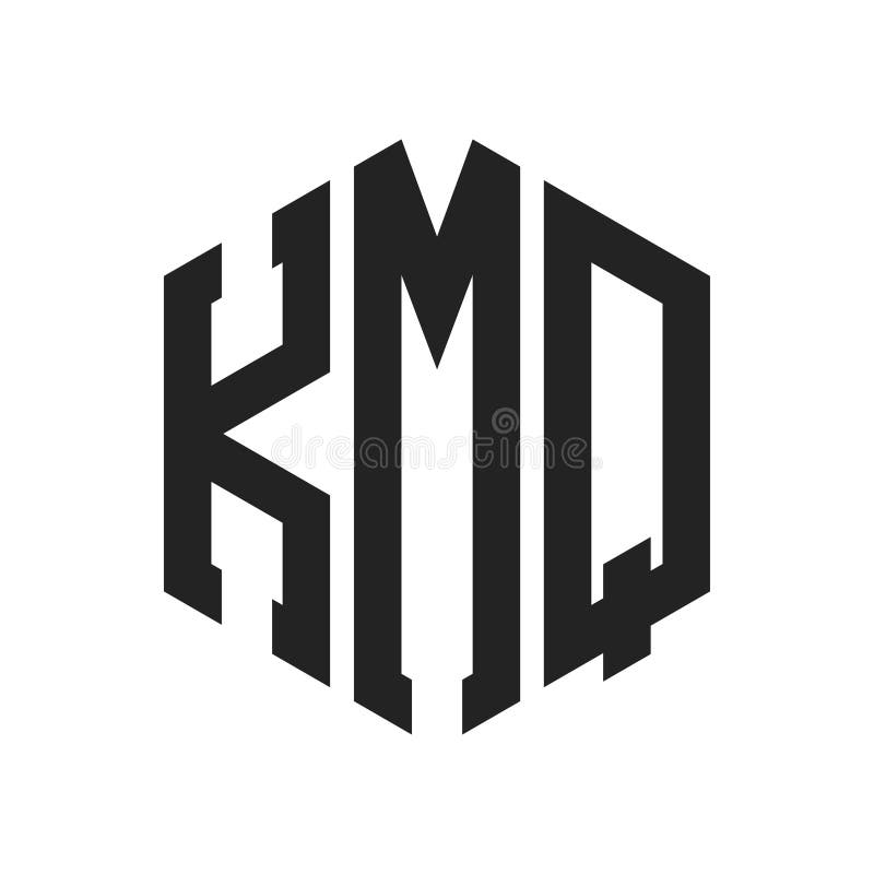 KMQ Logo Design. Initial Letter KMQ Monogram Logo Using Hexagon Shape ...