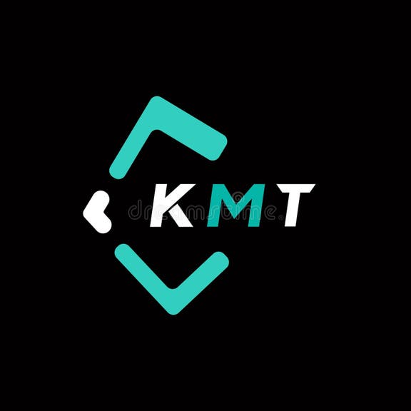 KMT Creative Minimalist Letter Logo. KMT Unique Vector Initials ...