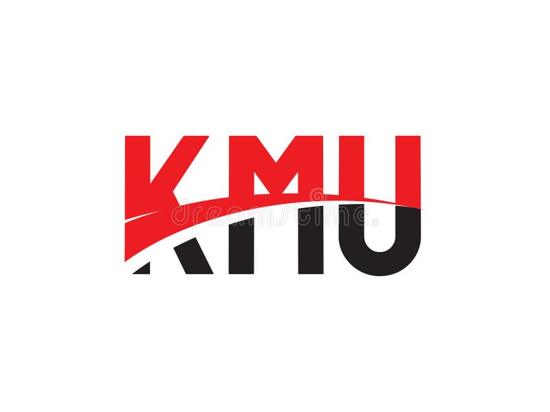KMU Letter Initial Logo Design Vector Illustration Stock Vector ...