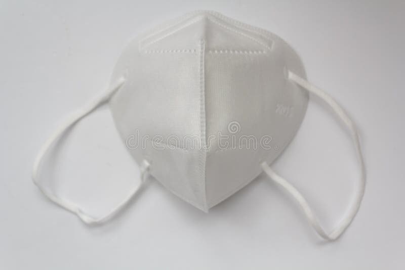 Kn95 Mask on White Background Stock Image - Image of disease, contagion ...