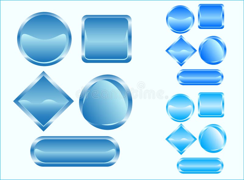 Knappar vektor illustrationer. Illustration av tangent - 1286035