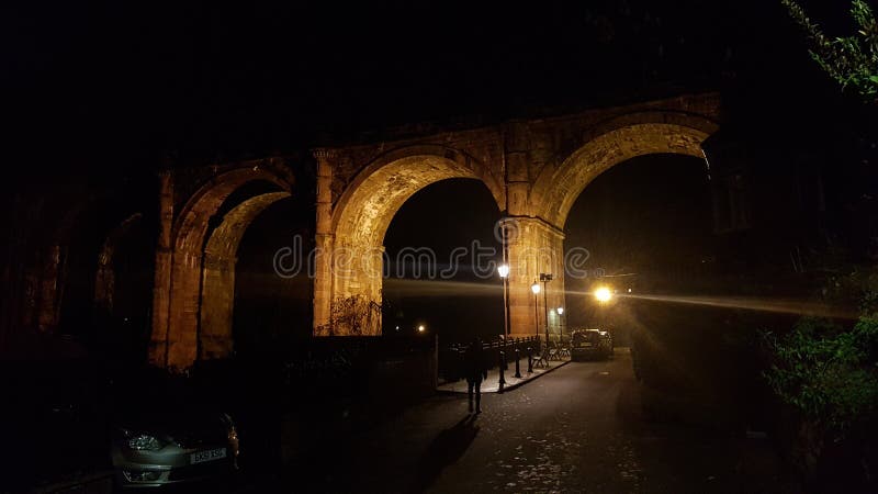 Knaresborough at night stock photo. Image of knaresborough - 51419954