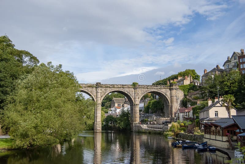 The Knaresborough Viaduct in North Yorkshire Stock Image - Image of ...