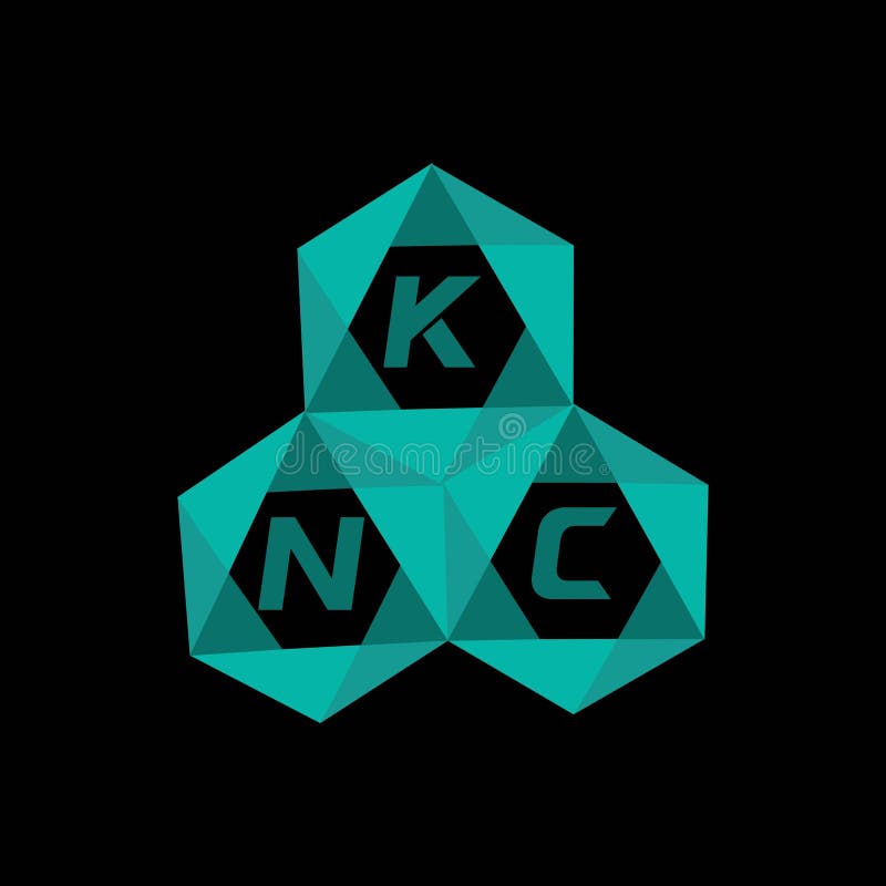 KNC Creative Minimalist Letter Logo. KNC Unique Vector Initials ...