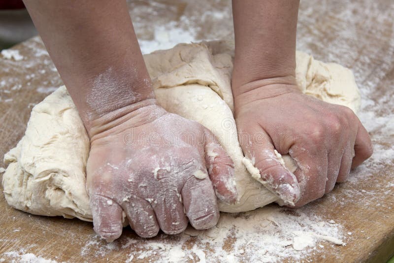 Knead stock image. Image of breakfast, fresh, preparation - 18317733