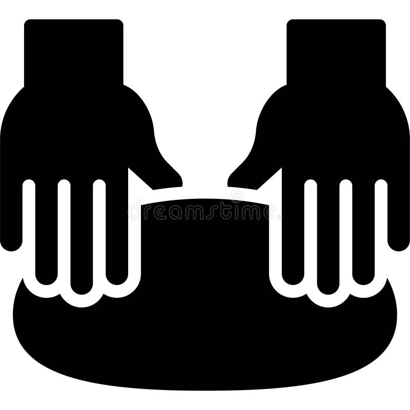 Kneading Icon, Bakery and Baking Related Vector Stock Vector ...