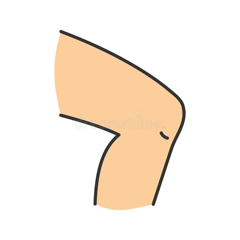 Knee icon, cartoon style stock vector. Illustration of knee - 147512220