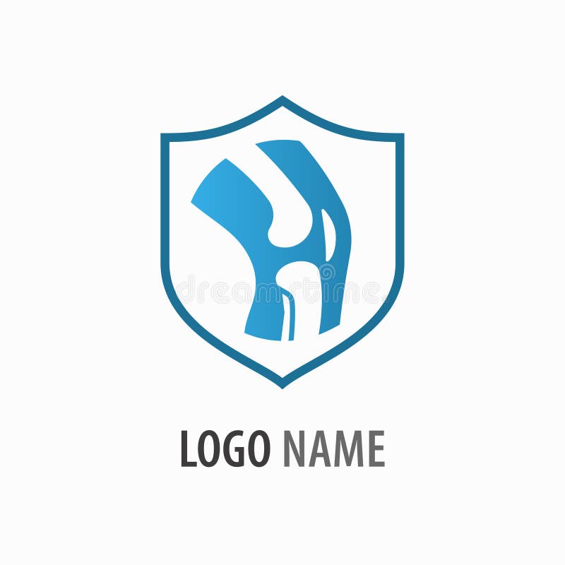 Knee Icon. Logo Design Template Stock Illustration - Illustration of ...
