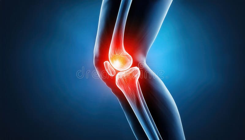 Knee Joint Anatomy Highlighting Pain Areas with a Detailed Focus on the ...