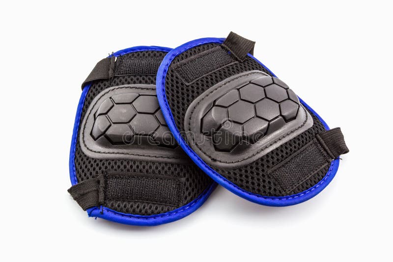 Knee Pads of Knee Protectors. Stock Photo - Image of blue, protective ...