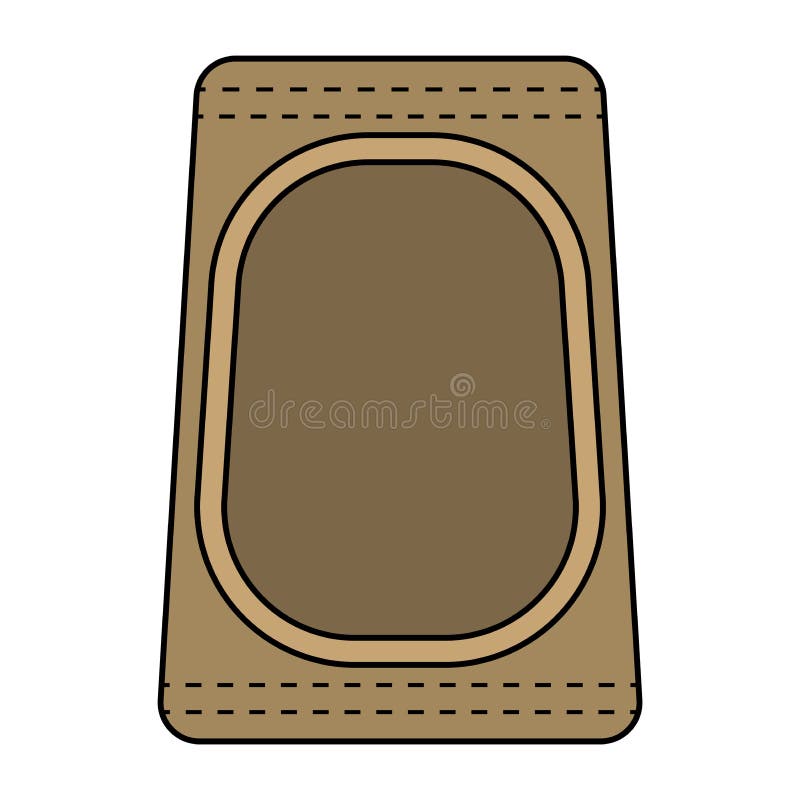 Knee Protector Side View Pictogram Vector Illustration Stock Vector ...