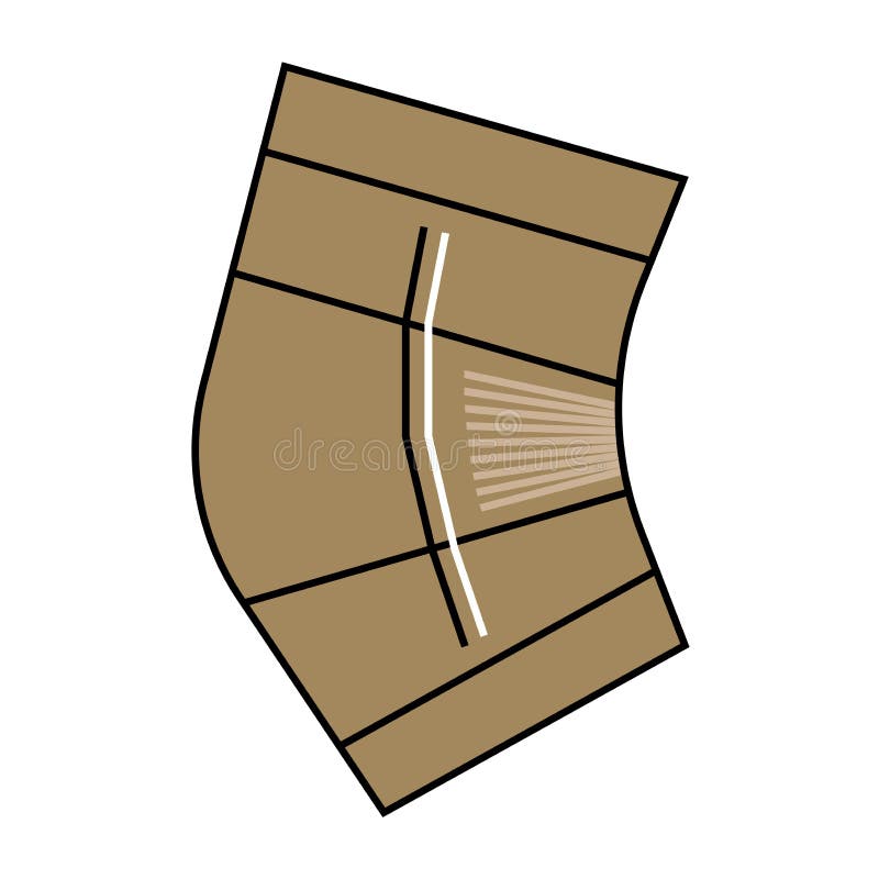 Knee Protector Side View Pictogram Vector Illustration Stock Vector ...