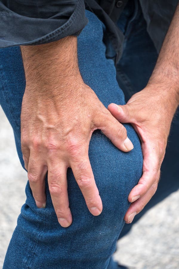 Knee sprain stock photo. Image of health, arthritis - 201406080