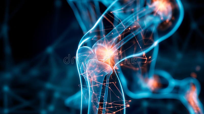 Knee Strike Inertia Infographic Visualization Stock Photo - Image of ...