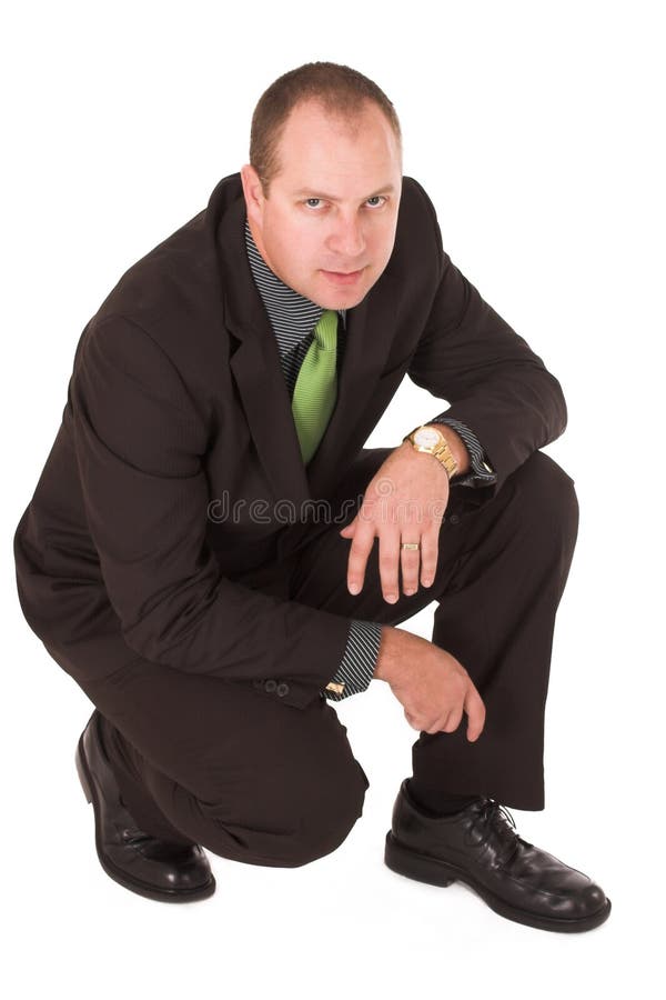 Kneeling stock image. Image of dressed, portrait, formal - 965979