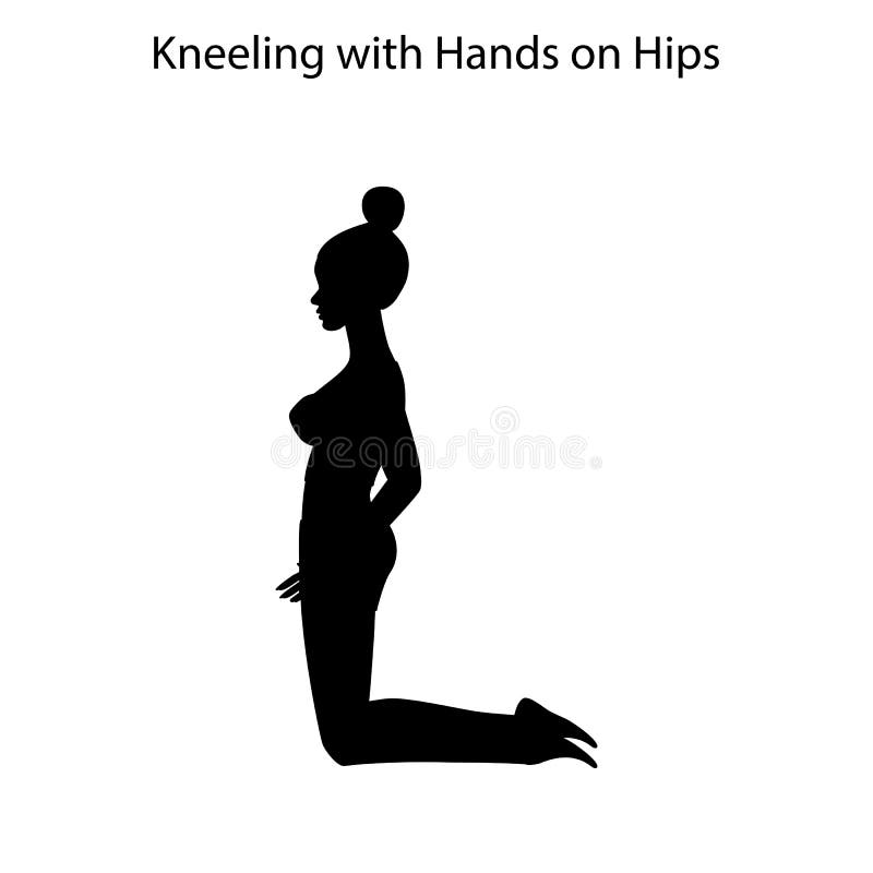 Human Kneeling Stock Illustrations – 503 Human Kneeling Stock ...