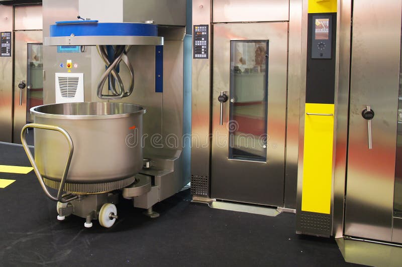 Kneter stockbild. Bild von industrie, maschinerie, gebäck - 31699865