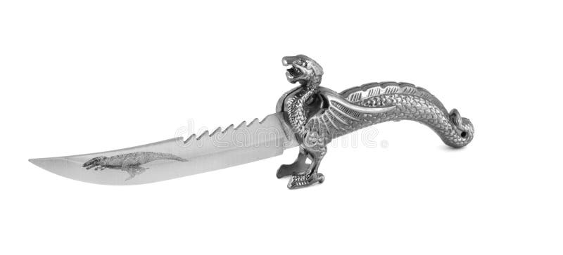 Knife stock image. Image of jagged, decorative, tail, ornate - 5589653