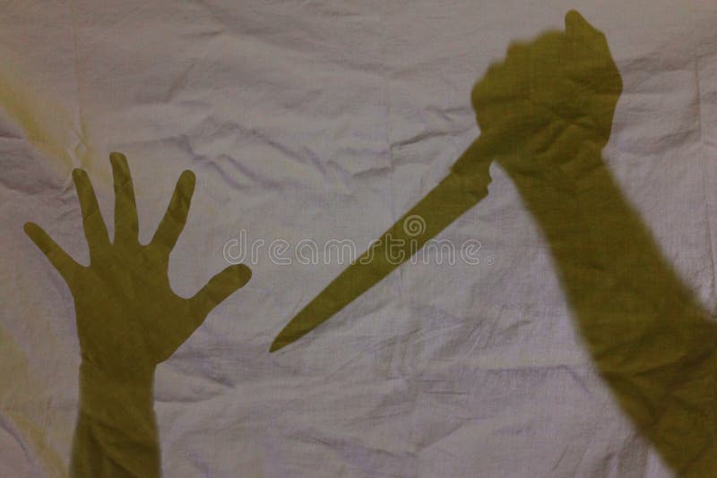 Knife attack horror murder stock image. Image of murder - 50387679