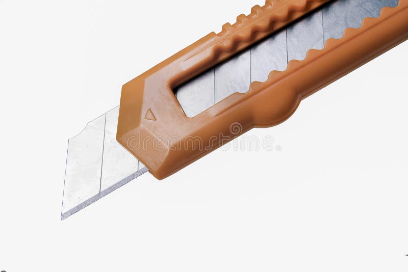 Knife Blade for Fine Cutting. a Tool Used in a Plastic and Mechanic ...