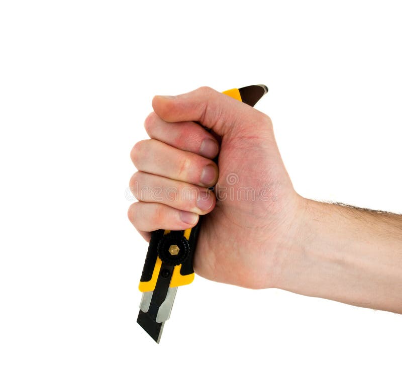 Man Hand Compressing a Face Mask Stock Image - Image of fist ...
