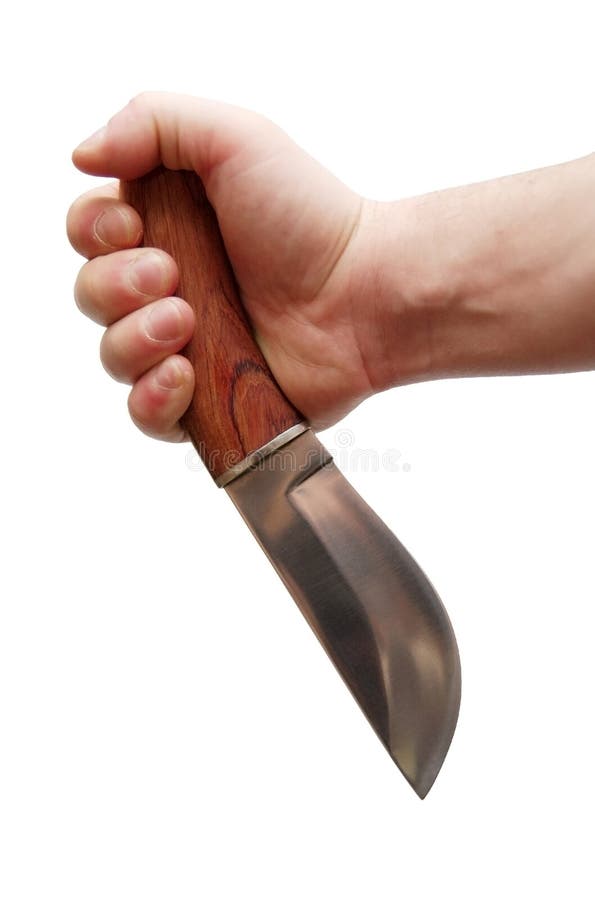 A knife in a hand stock image. Image of murderer, hand - 4118745