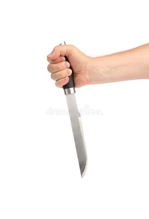 Knife in a hand. stock image. Image of path, fist, stabbing - 42540855