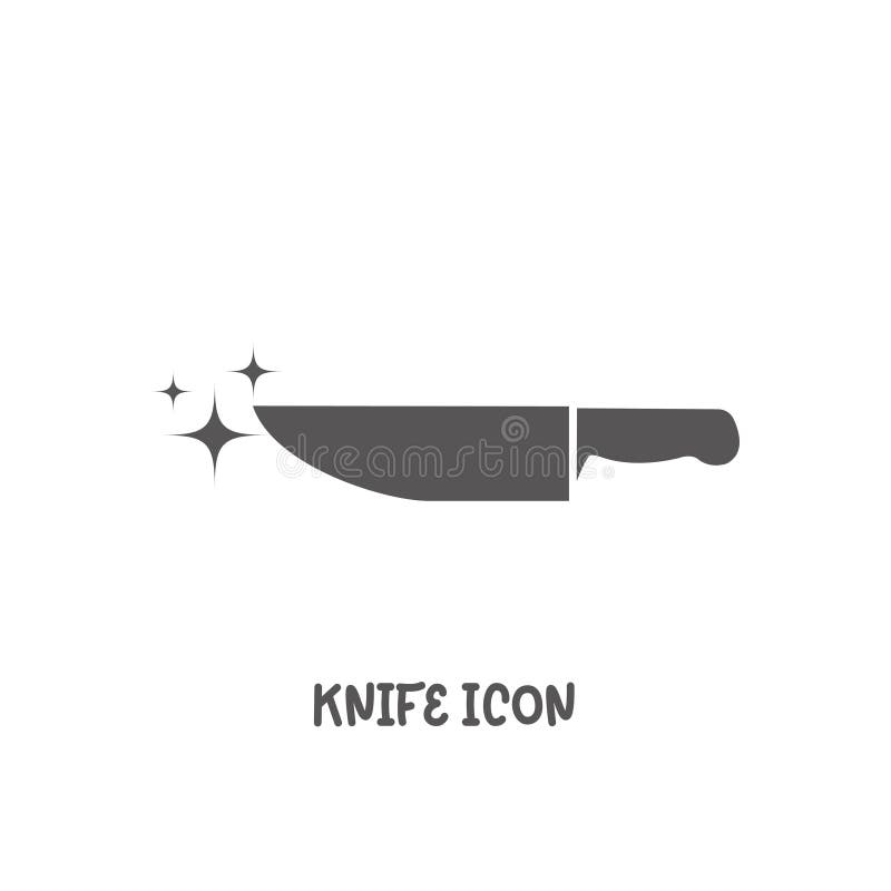 Knife Icon Simple Flat Style Vector Illustration Stock Vector ...
