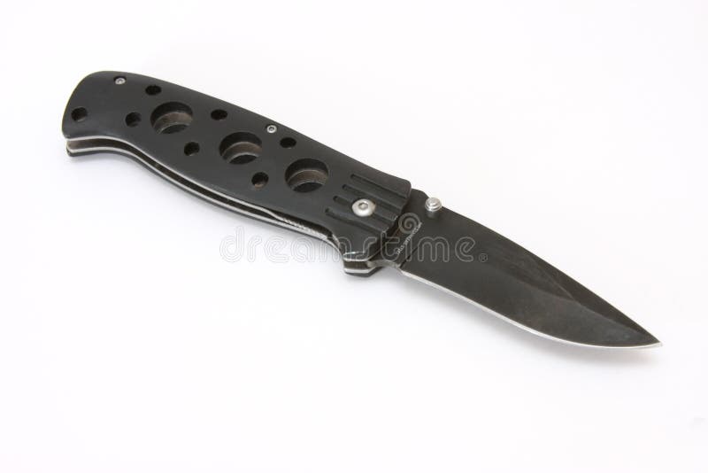 Knife Isolated stock photo. Image of metal, penknife - 12487770