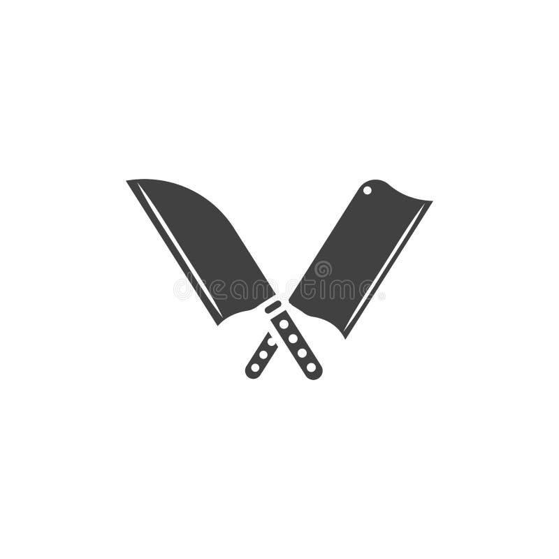 Knife Logo Icon Template and Symbol Vector Stock Vector - Illustration ...
