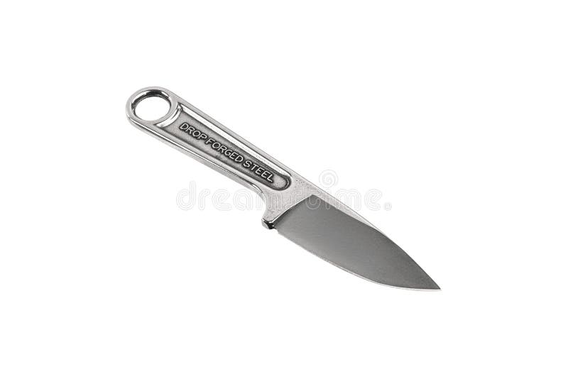 A Knife with a Metal Handle Made from a Wrench. Tool Weapon Stock Image ...
