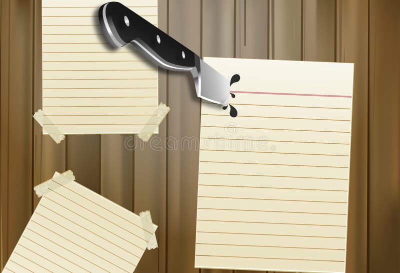 Stab Paper Knife Stock Illustrations – 24 Stab Paper Knife Stock ...