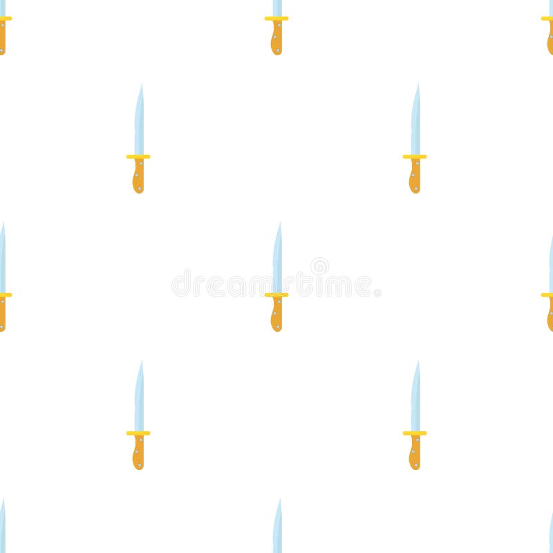 Knife Pattern Seamless Vector Stock Vector - Illustration of knife ...