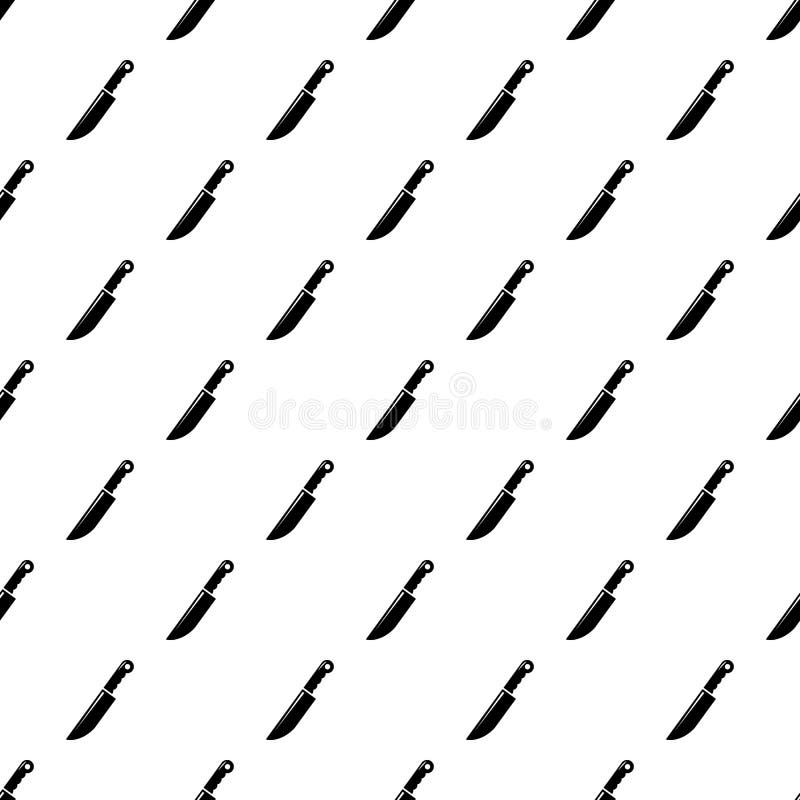 Knife Pattern Vector Seamless Stock Vector - Illustration of breakfast ...