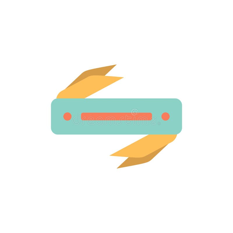 Knife, Razor, Sharp, Blade Flat Color Icon. Vector Icon Banner Template ...